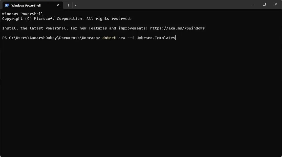 Umbraco 12 Set up and Installation Guide - Addact Technologies